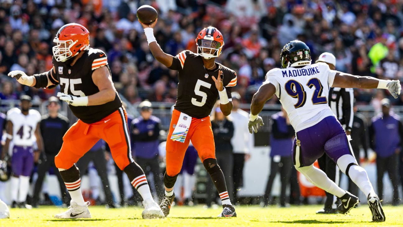 Browns se mantienen con Jameis Winston como quarterback titular - ESPN