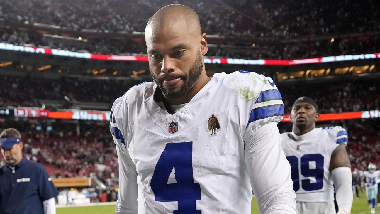 Dak Prescott planea cirugía que pondría fin a su campaña, fuentes - ESPN