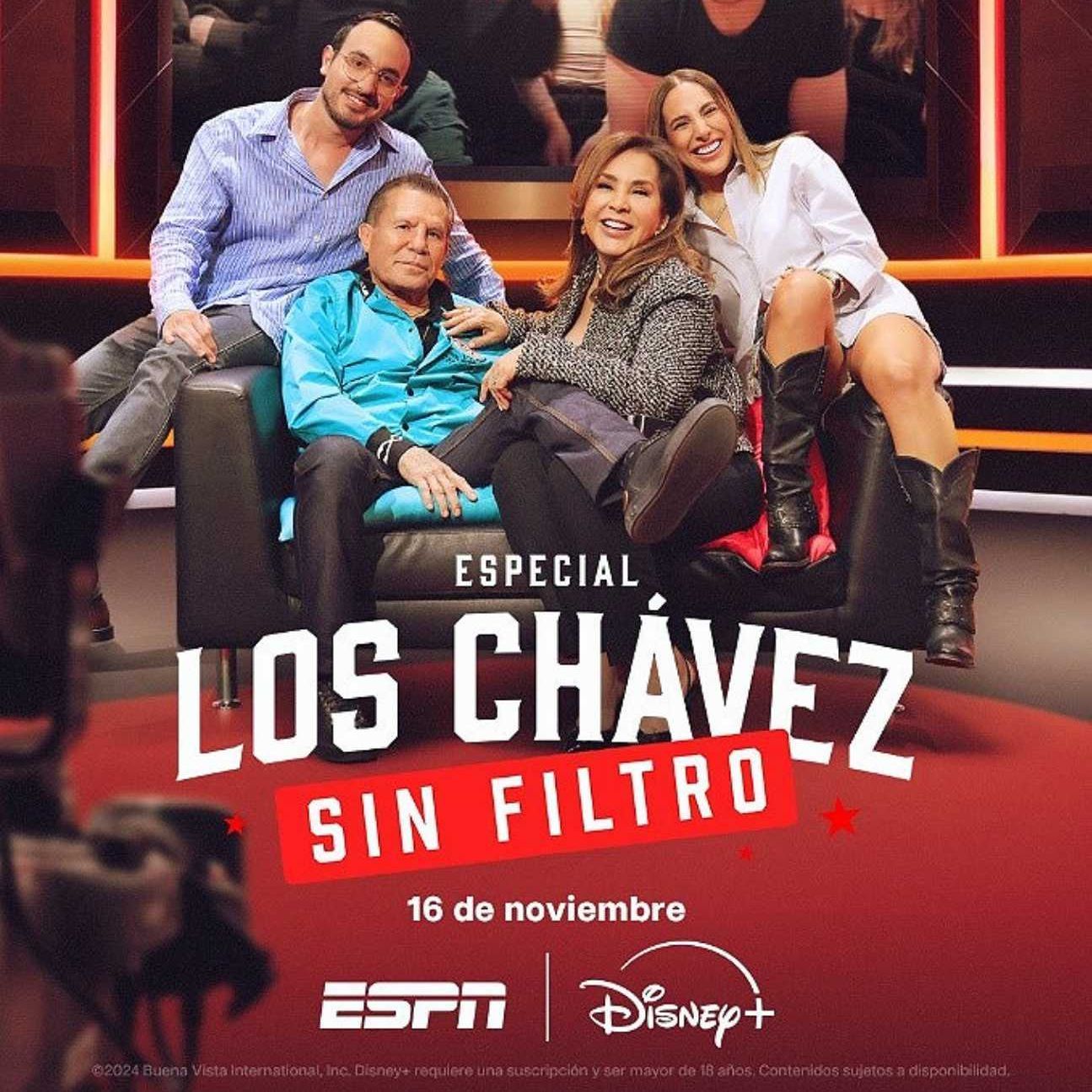 Los Chávez: Sin filtro, llega a ESPN y Disney+ el 16 de noviembre - ESPN