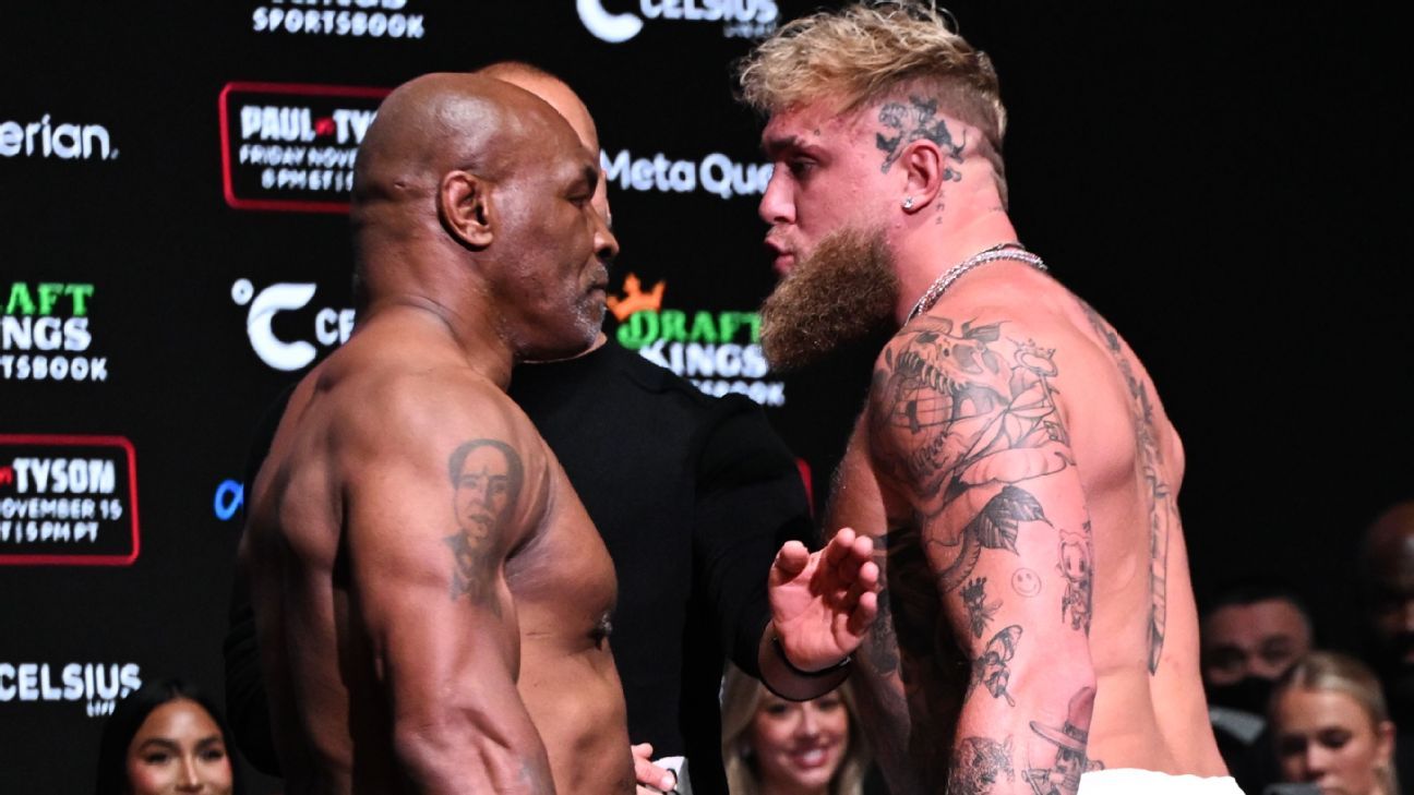 Mike Tyson vs. Jake Paul: ¿Dónde y a qué hora ver la pelea en vivo? - ESPN