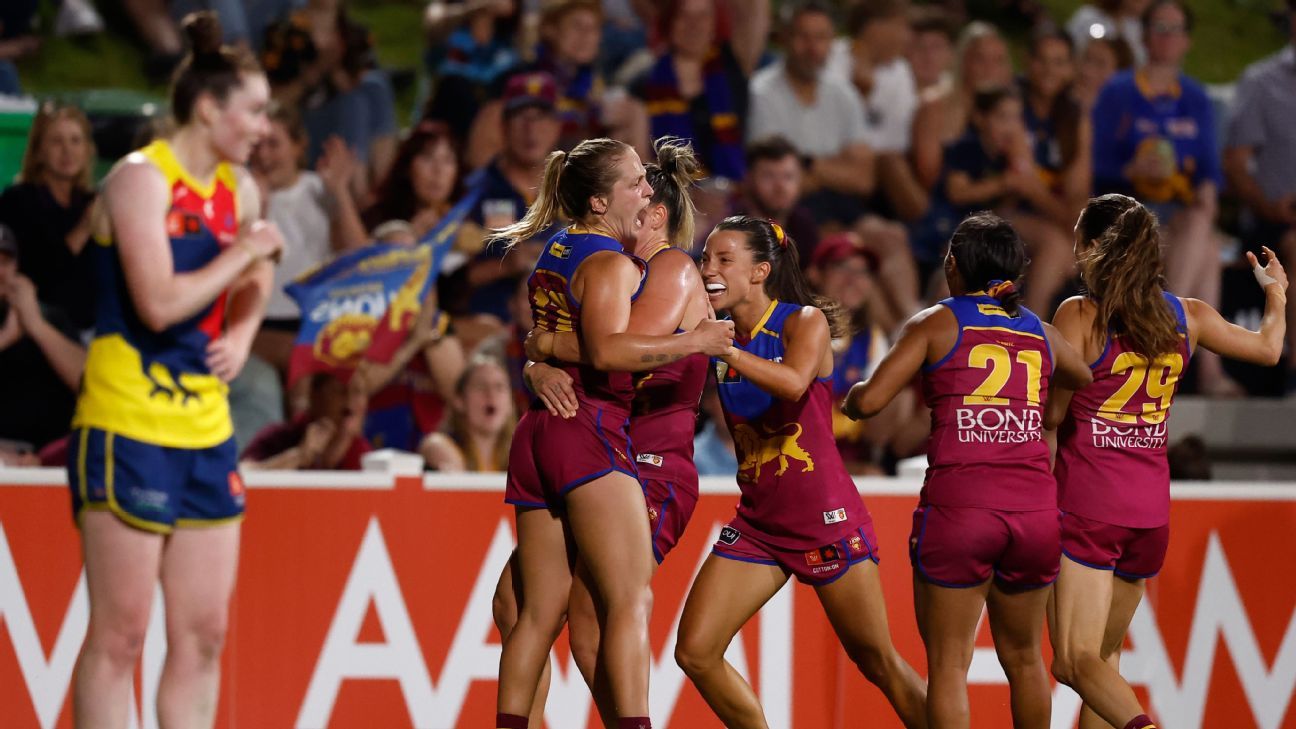 Lions mow down Crows, storm into AFLW grand final - ESPN