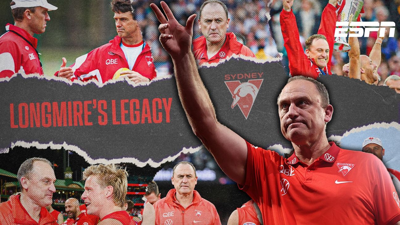 AFL: Sydney Swans coach John Longmire steps down, his legacy after 14 ...