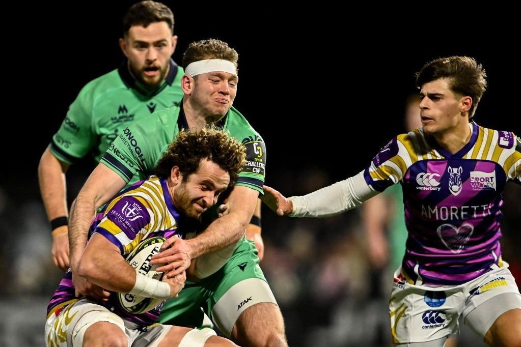 Bautista Stavile marcó un buen try para Zebre en la derrota ante ...