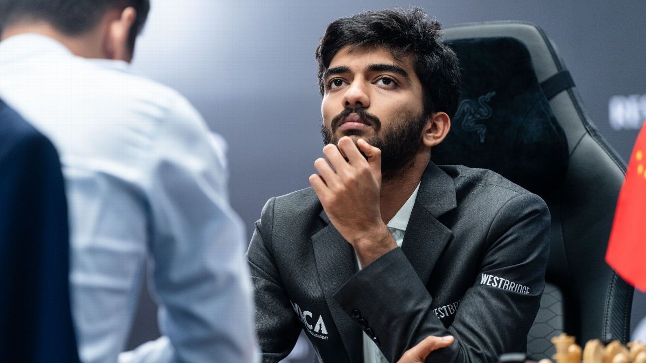 Gukesh lets golden chance slip in penultimate game of chess World ...