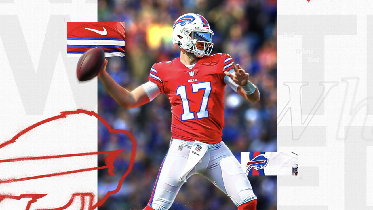 Bills to debut new NFL uniform combination against Patriots - ESPN