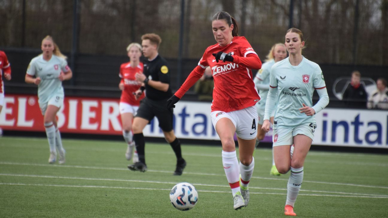 FC Twente Vrouwen wint op bezoek bij AZ, Ajax Vrouwen overtuigend langs Excelsior - ESPN