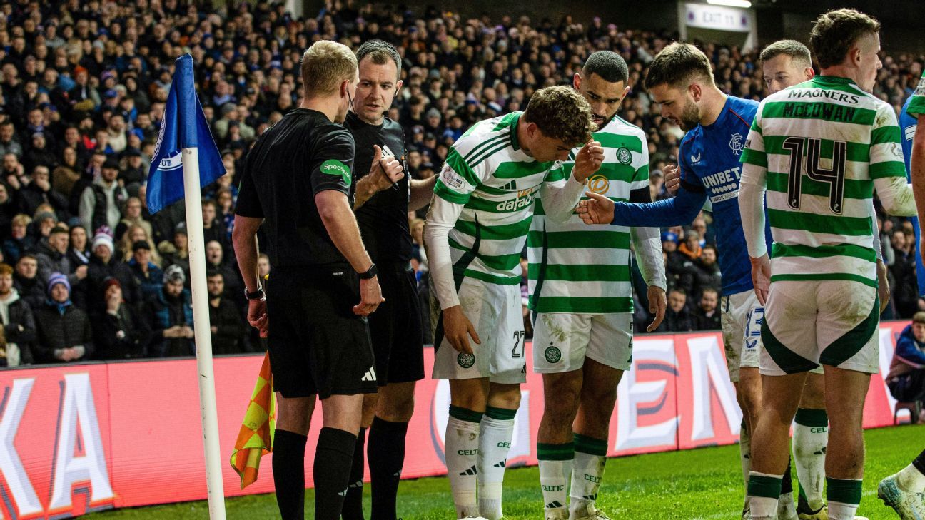 Rangers vs Celtic: Arne Engels hit by coin from fans in loss - ESPN