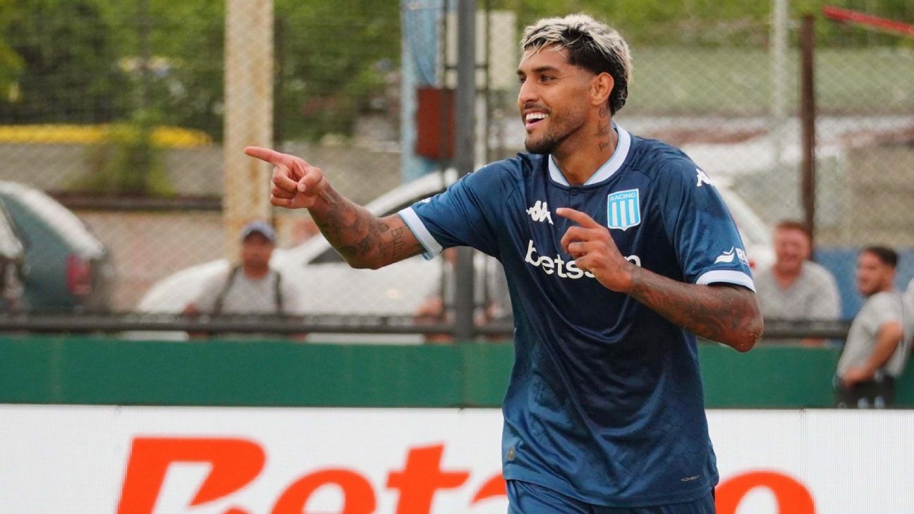 Adrián Balboa debutó con gol en Racing tras asistencia de Matías ...