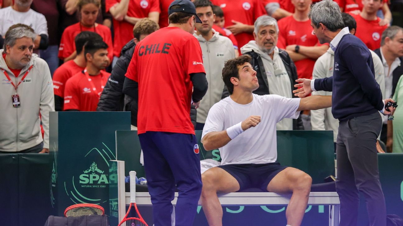 Copa Davis: el réferi del Bélgica-Chile confirmó la razón por la que no ...