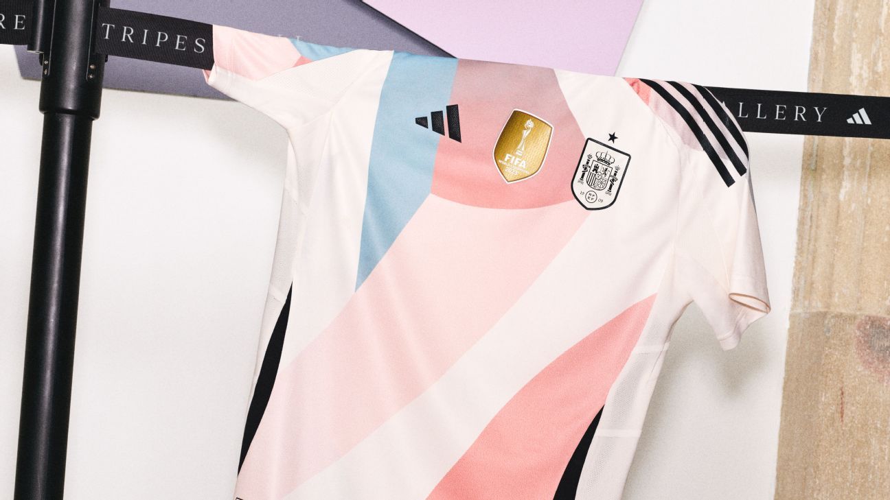 From Spain to Wales: Adidas' Euro 2025 away kits include abstract art ...