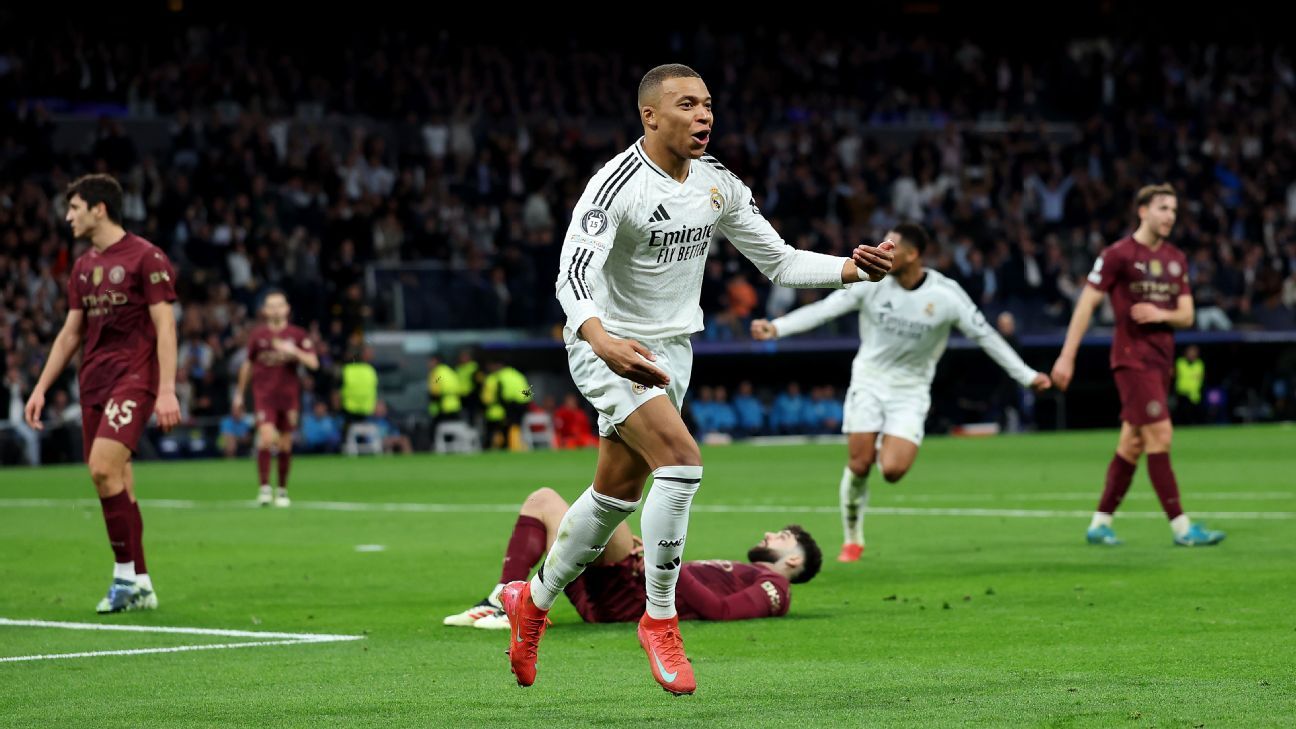 ¡El show de Mbappé! Triplete de golazos para Real Madrid ante ...