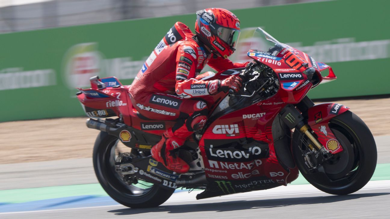 MotoGP: Marc Márquez marcó terreno dentro del box de Ducati - ESPN