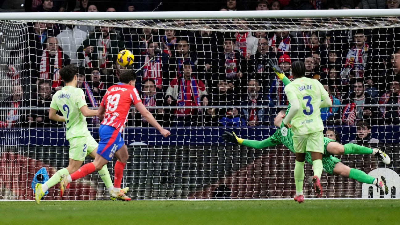 De un saque de arco: gol de Julián Álvarez y de Atlético Madrid ante ...