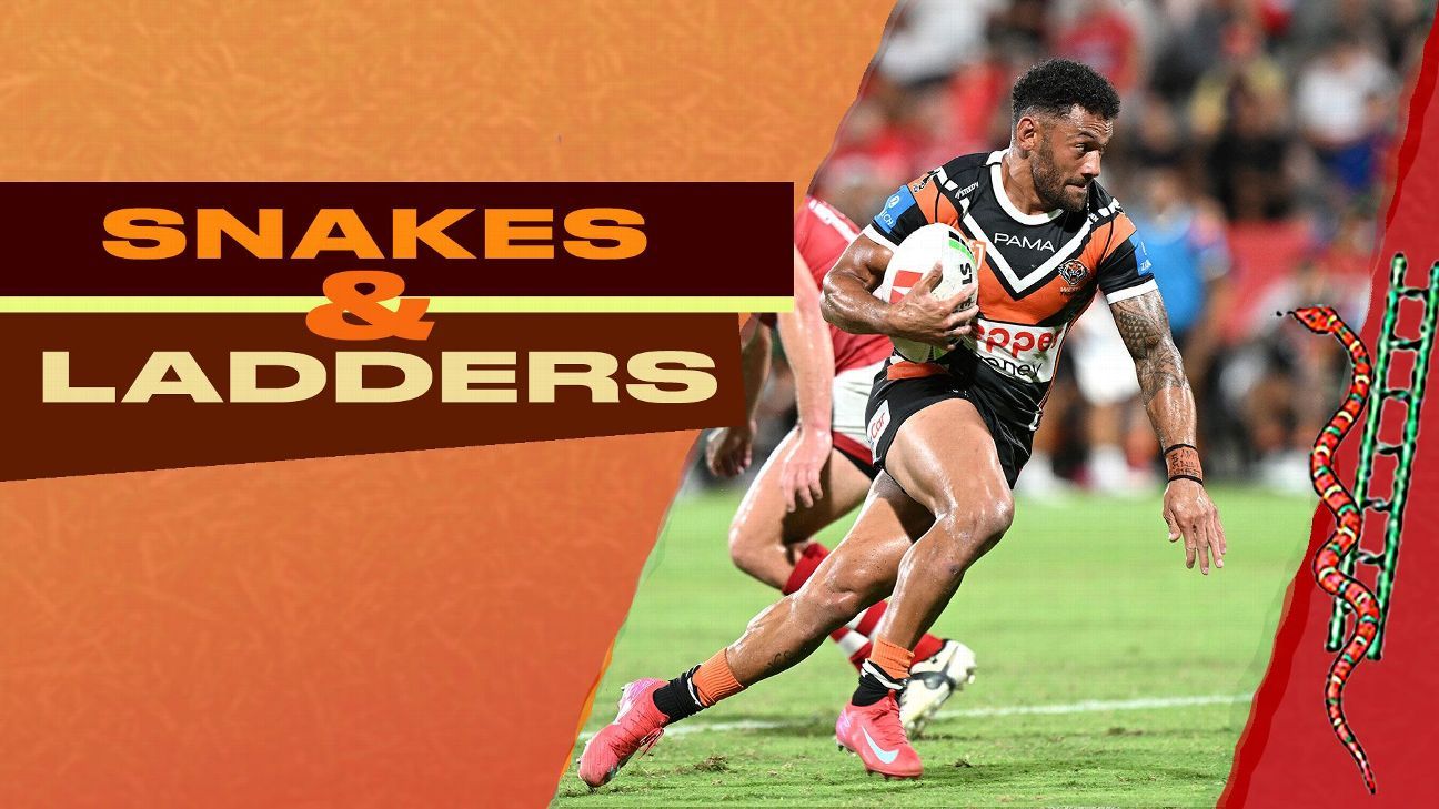 NRL Snakes and Ladders: Tigers continue to climb - ESPN