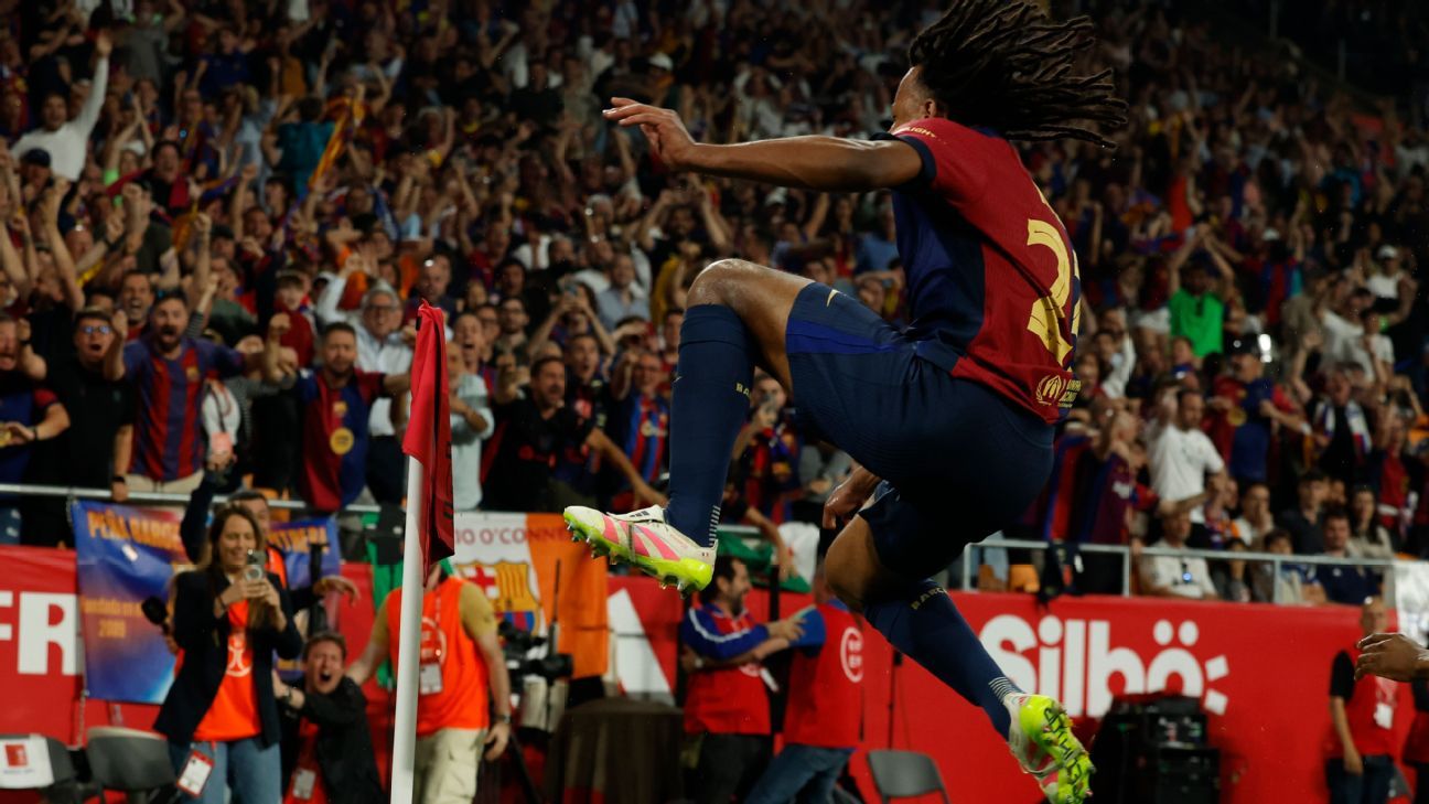 Barcelona, Campeón de una dramática Copa del Rey gracias a Koundé - ESPN