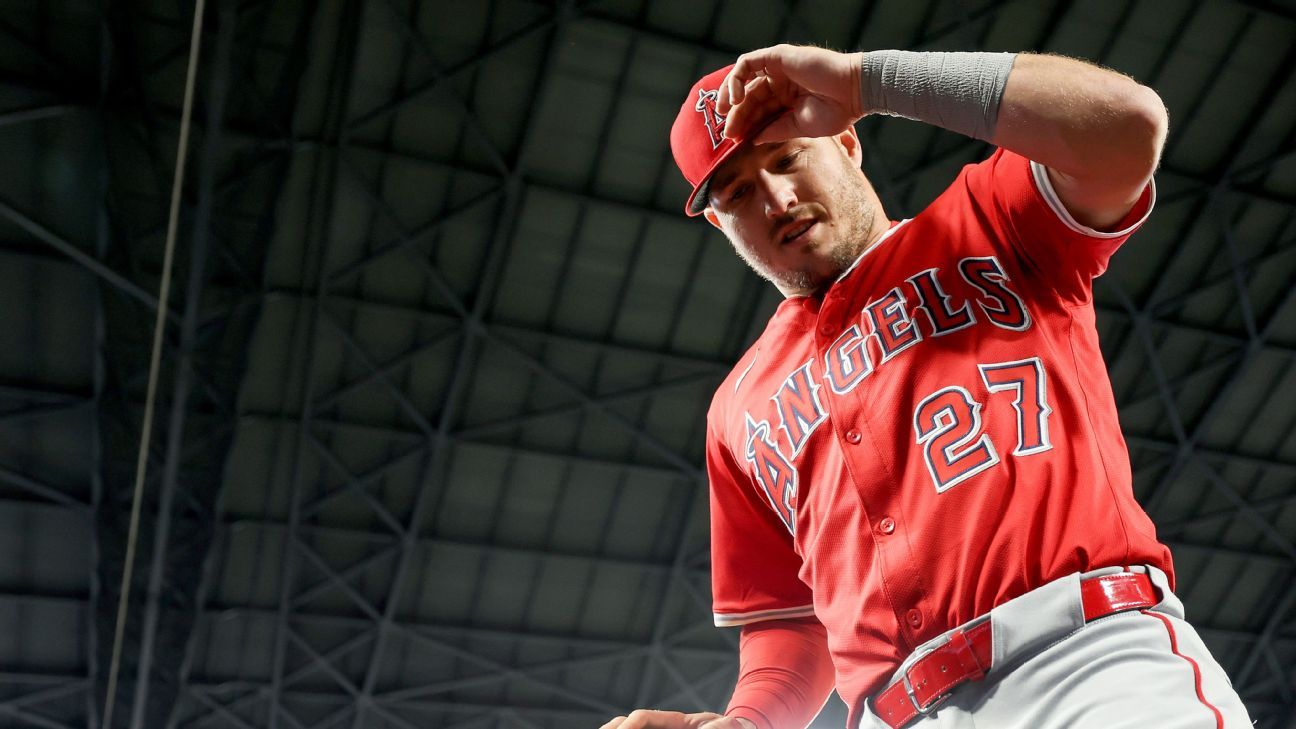 Angels colocan a Mike Trout (rodilla) en lista de lesionados - ESPN