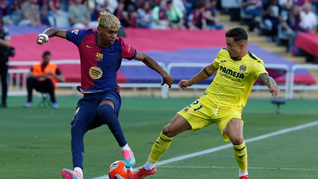 Lamine no pudo salvarlo: Barcelona perdió ante Villarreal - ESPN