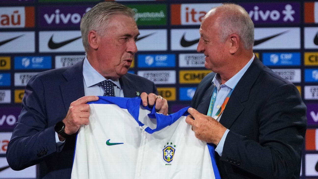 Carlo Ancelotti fue presentado como nuevo DT de Brasil: "El desafío es ...