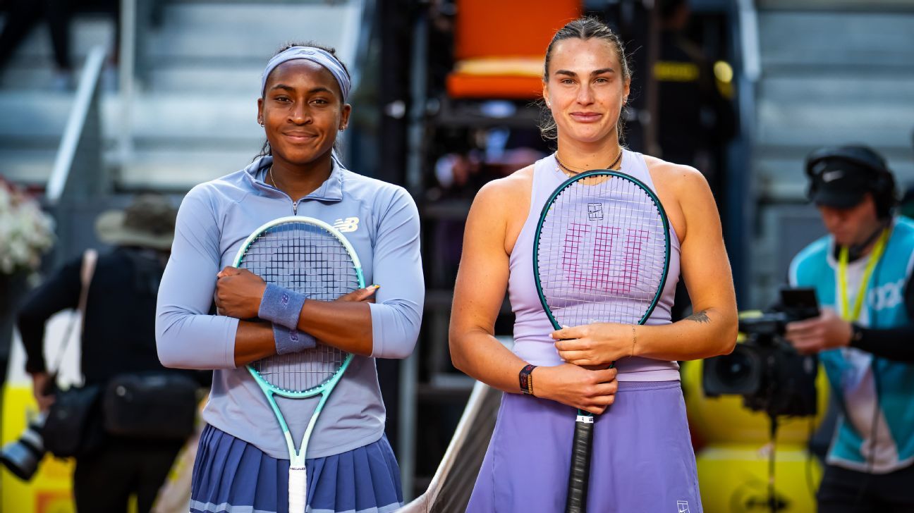 Aryna Sabalenka vs. Coco Gauff, horario y cómo ver en vivo la final femenina de Roland Garros - ESPN