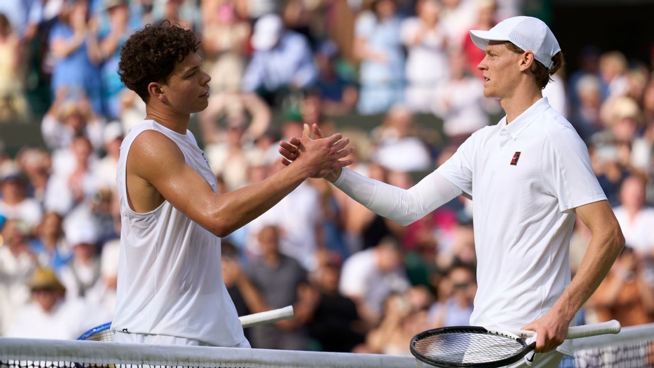 El brutal elogio de Shelton a Sinner tras su eliminación de Wimbledon ...
