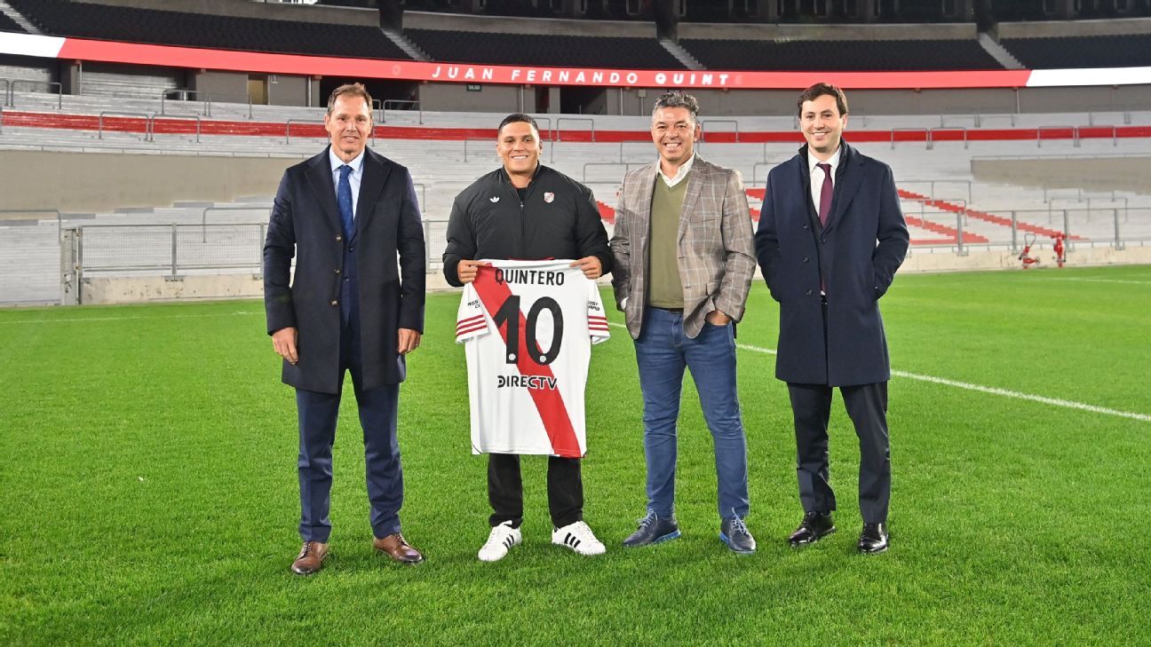 Es oficial: River anunció el regreso de Juanfer Quintero - ESPN
