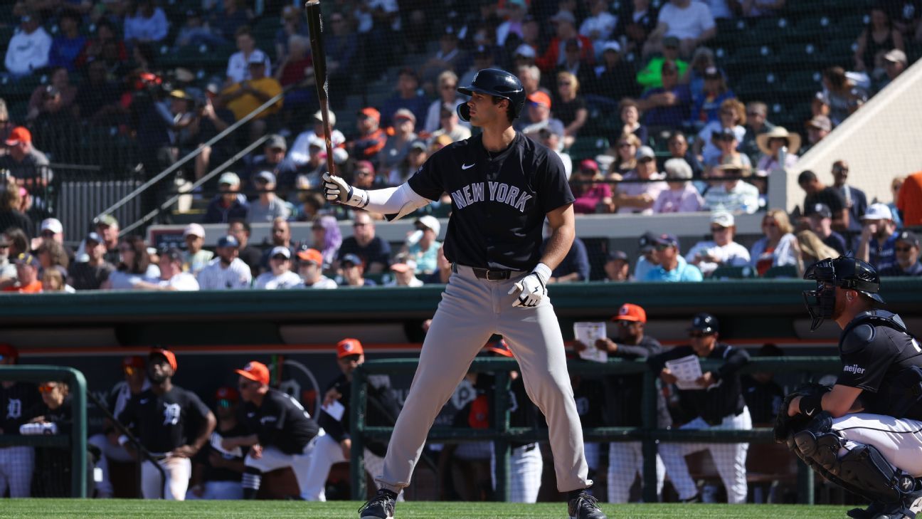 Yankees: prospecto Spencer Jones da HRs en 3 primeros turnos al bat - ESPN