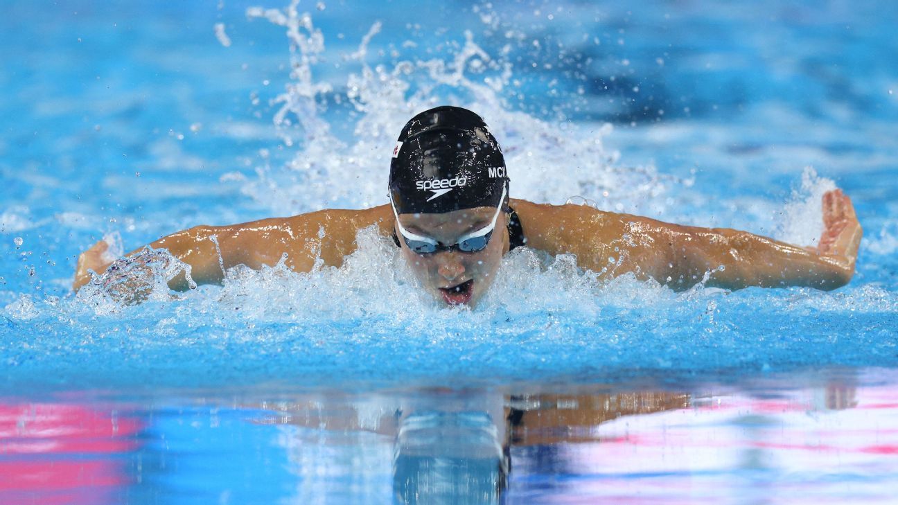 Summer McIntosh wins swim worlds gold medal in 400m freestyle - ESPN
