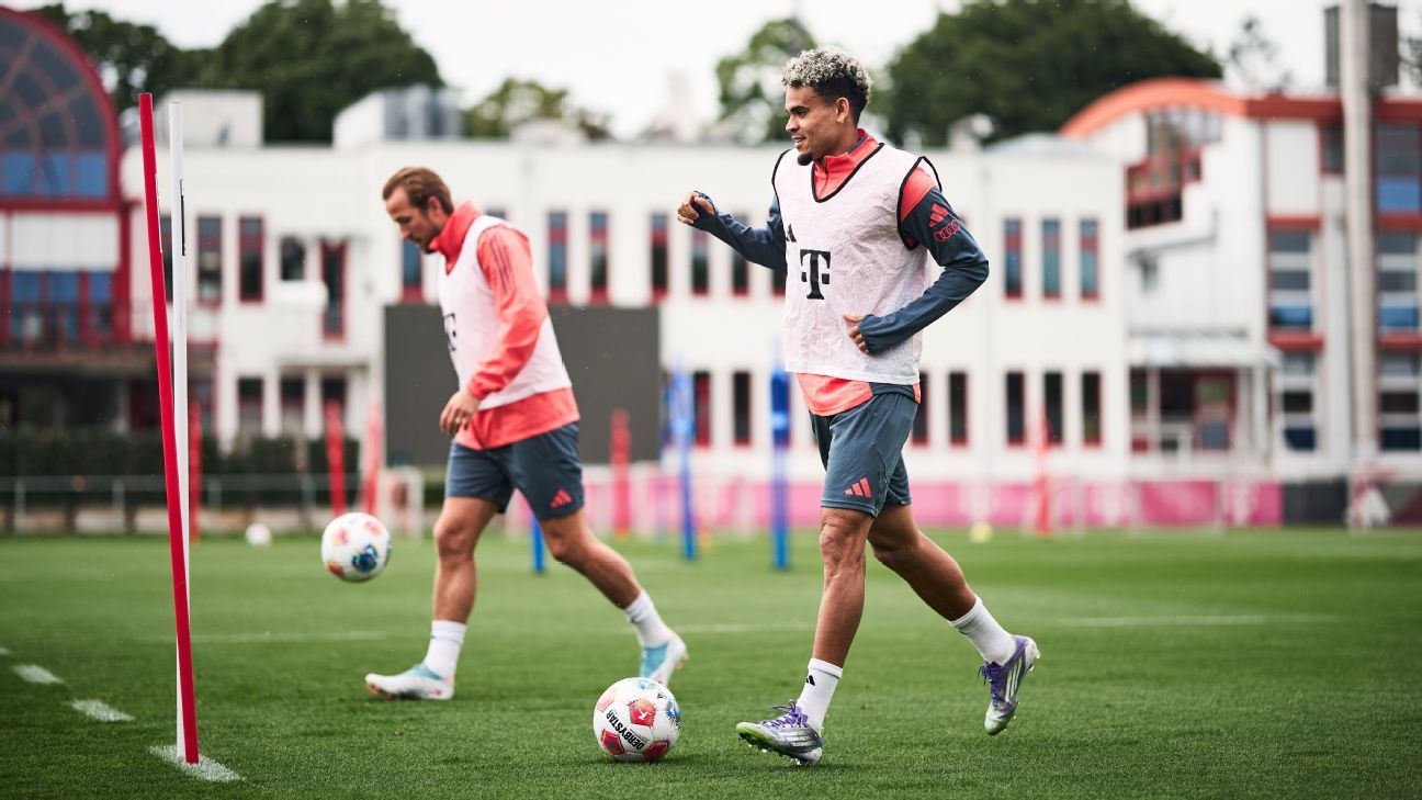Harry Kane recibe con halagos a Luis Díaz en Bayern Munich - ESPN