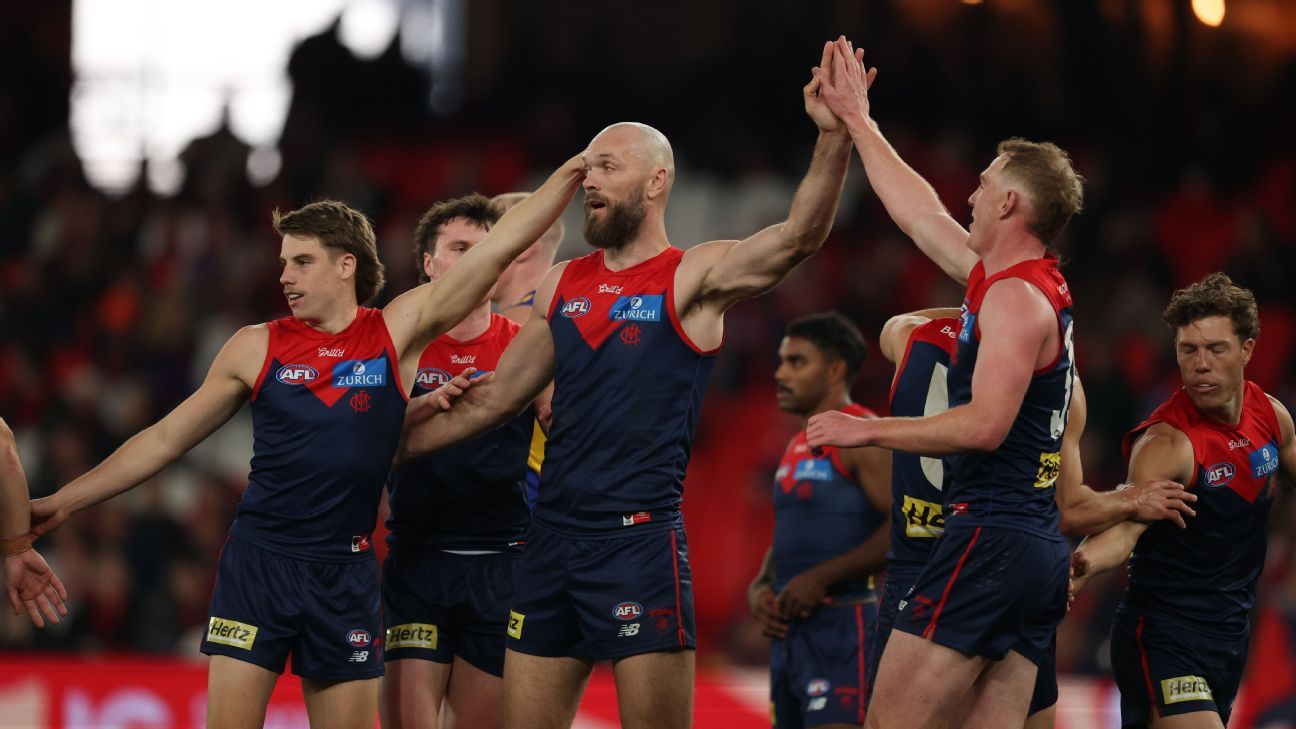 AFL: Under-fire Demons thrash struggling West Coast Eagles - ESPN