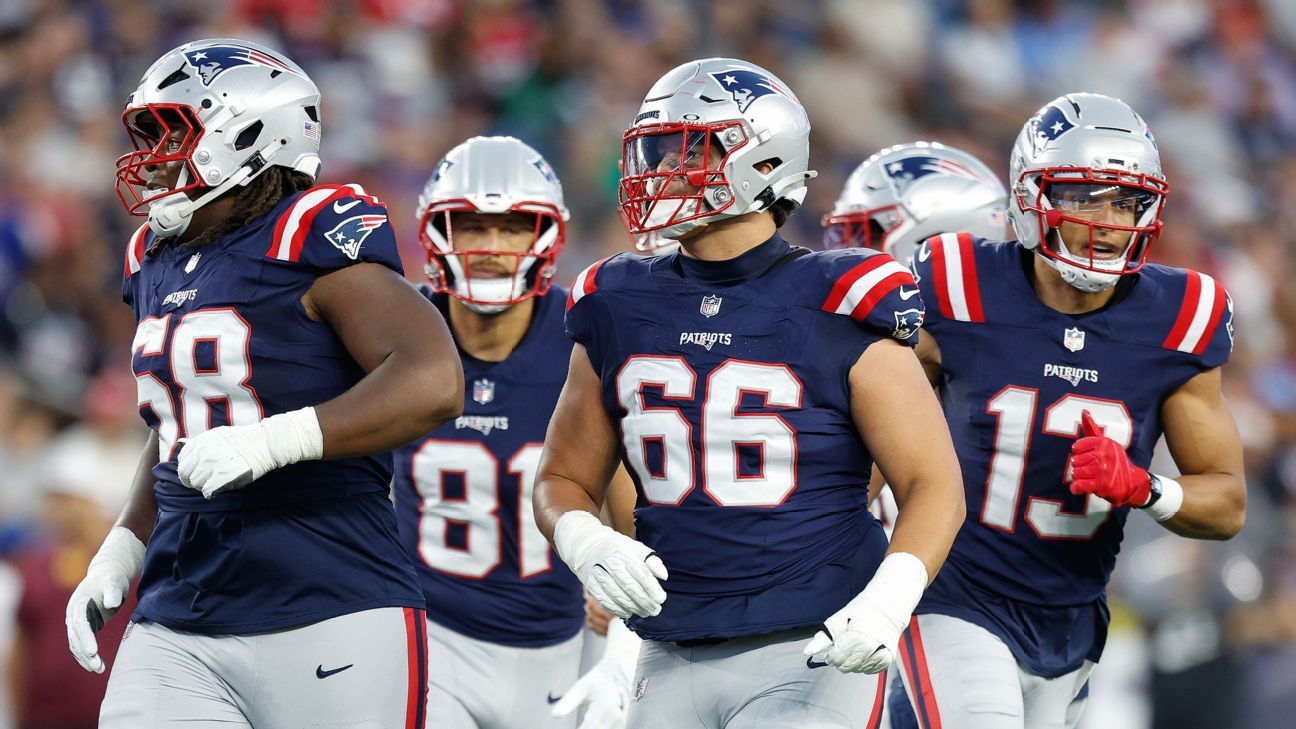 Two rookies seem poised to protect Drake Maye's blindside - ESPN