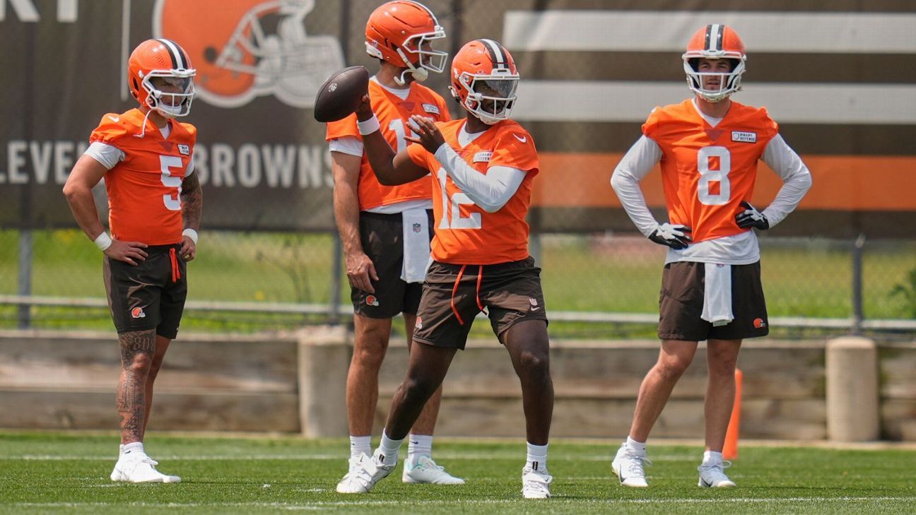 Browns consideran llegar a la temporada con cuatro quarterbacks - ESPN