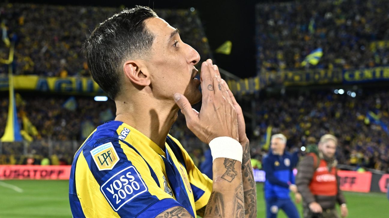 Di María, emocionado tras darle la victoria a Rosario Central: "Quería ...