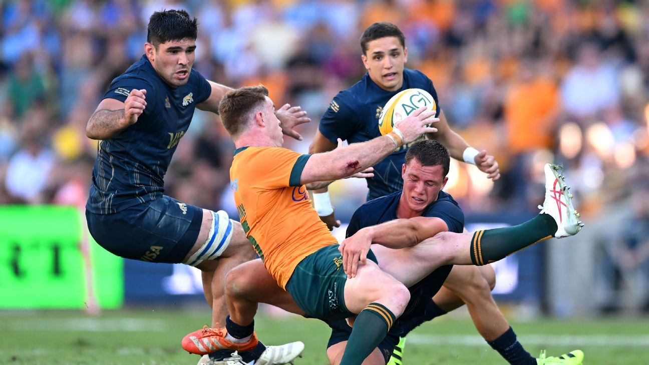 El dramático final de la derrota de Los Pumas ante Australia por el ...