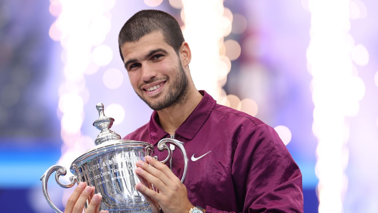 Carlos Alcaraz doblegó a Jannik Sinner y capturó premio doble: campeón del US Open 2025 y nuevo ...
