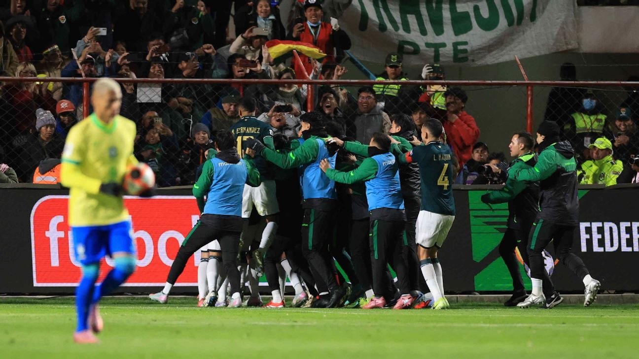 Bolivia le ganó a Brasil en El Alto y jugará el repechaje mundialista ...