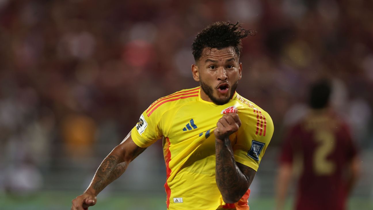 Venezuela vs. Colombia: Suárez anota 4 goles y rompe récord en Eliminatorias - ESPN