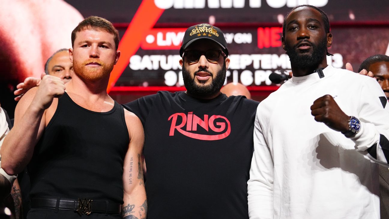 Canelo vs Crawford: Lo que dicen los números de la megapelea - ESPN