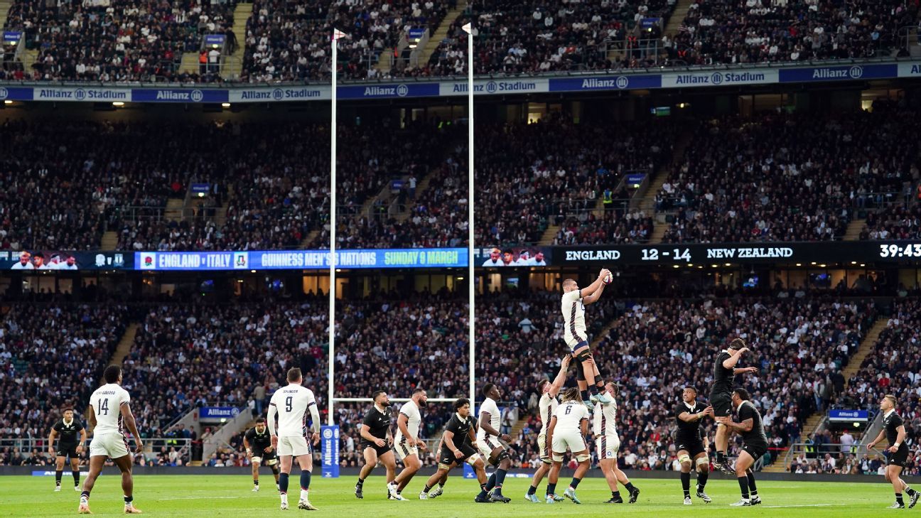 Autumn internationals rugby fixtures 2025: England, Ireland, Australia, New Zealand, more - ESPN