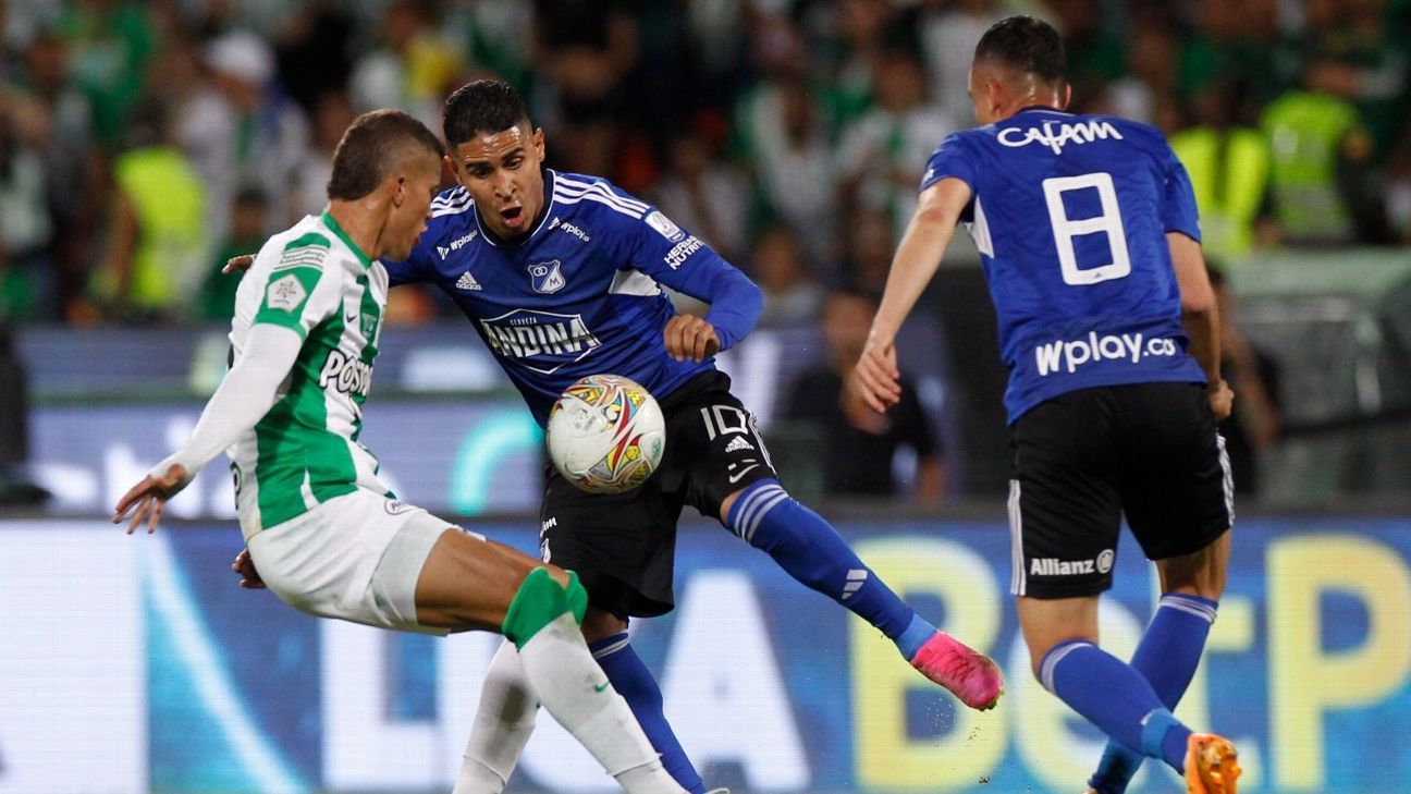 ¿Cuál fue el último equipo de Nacional que venció a Millonarios en Medellín? - ESPN
