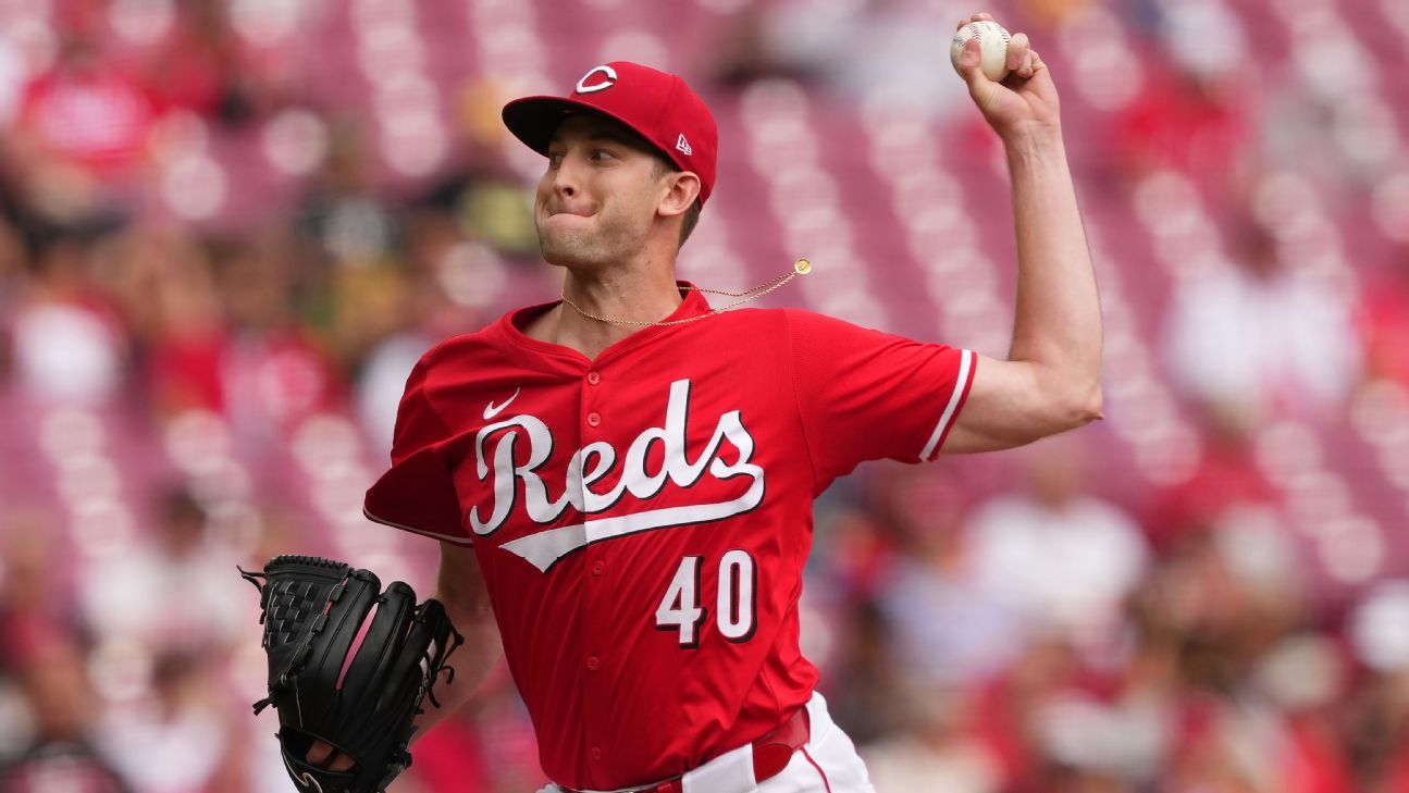 Reds: Nick Lodolo poncha a 12 y se lesiona la ingle - ESPN