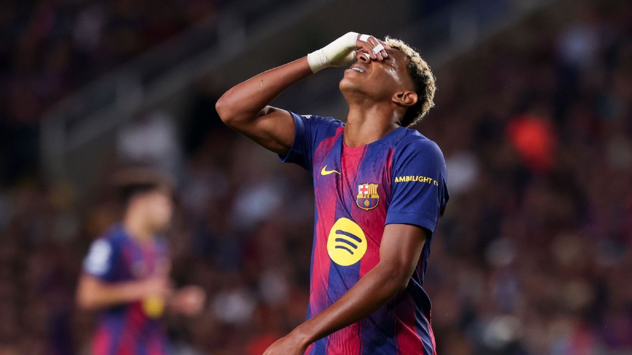 Lamine Yamal se resiente de la lesión: dos o tres semanas fuera y ...