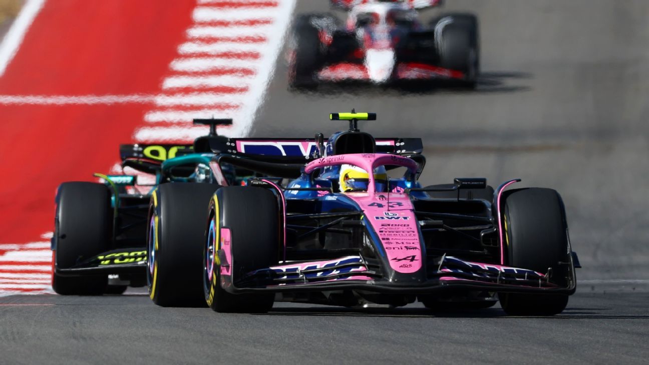 Franco Colapinto cerró un difícil GP de Estados Unidos - ESPN