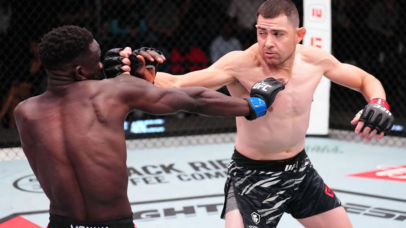 UFC Vegas 110: Steve García venció por nocaut a David Onama - ESPN