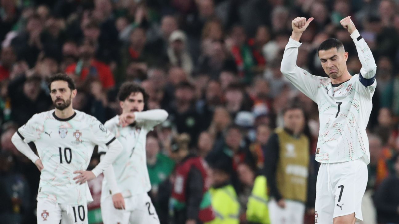 Portugal y Cristiano, reprobados; Irlanda, vive - ESPN