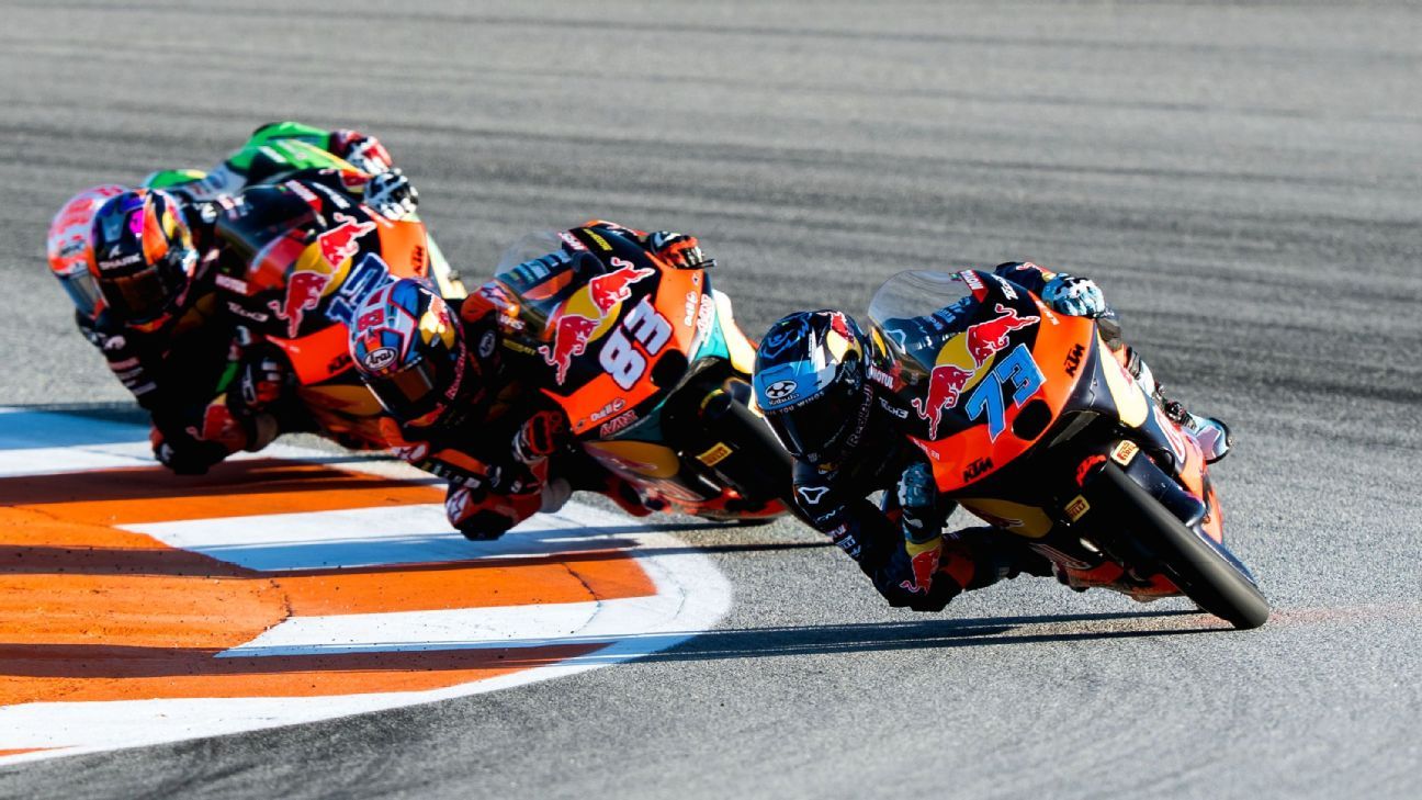 Moto3: Valentín Perrone y Marco Morelli, con puntos en el GP de Valencia - ESPN