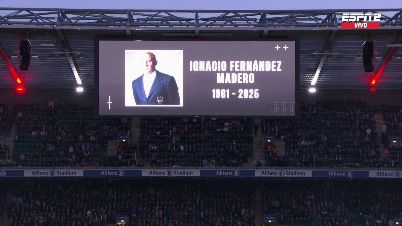 El sentido homenaje a Ignacio Fernández Madero en Twickenham, en la ...