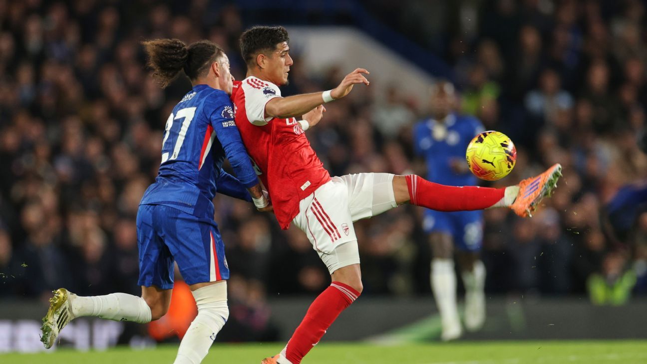 Piero Hincapié cumplió en el empate de Arsenal ante el Chelsea en Premier League - ESPN