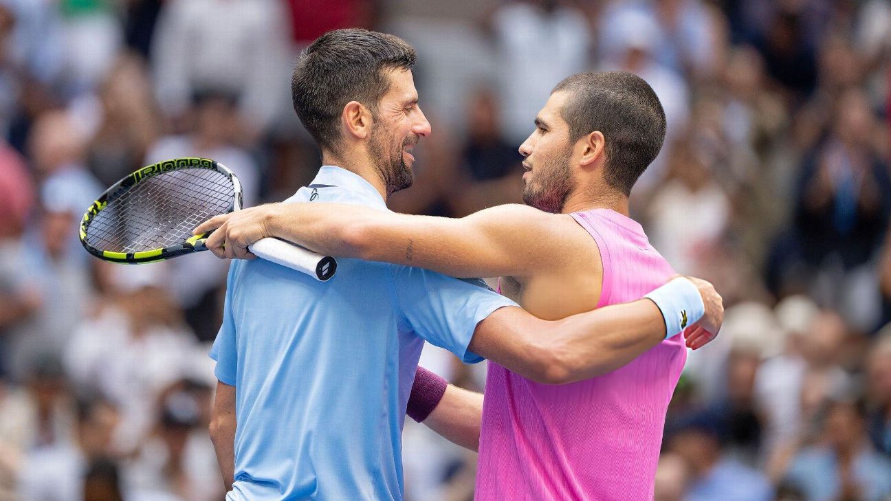 Novak Djokovic y Carlos Alcaraz, nominados al punto del año en el ...