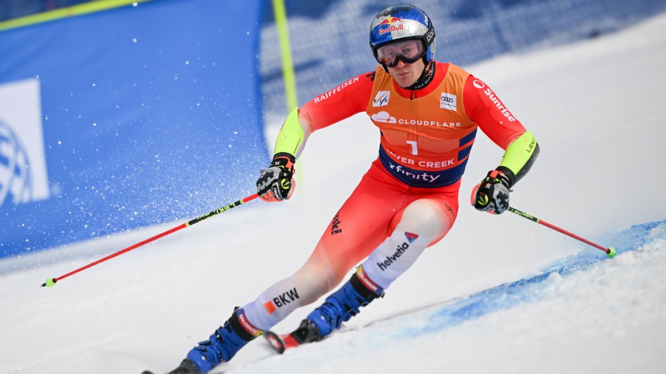 Marco Odermatt wins giant slalom at World Cup event in Colorado - ESPN
