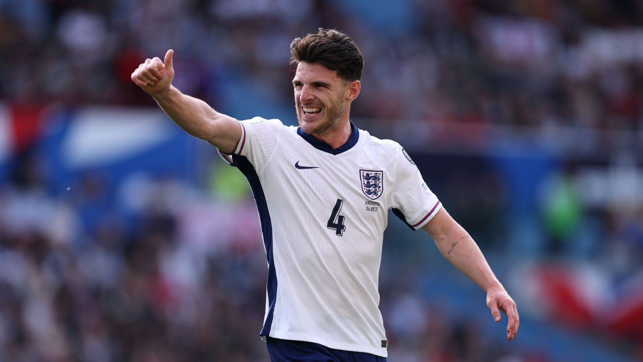 Wayne Rooney: Arsenal's Declan Rice is a future England captain - ESPN